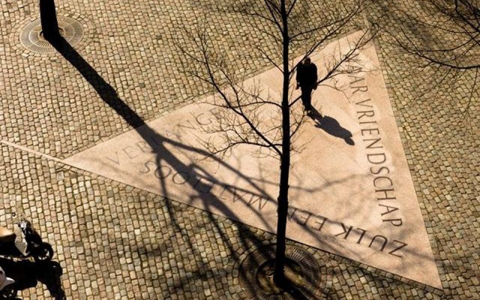 Homomonument aan de Keizersgracht in Amsterdam